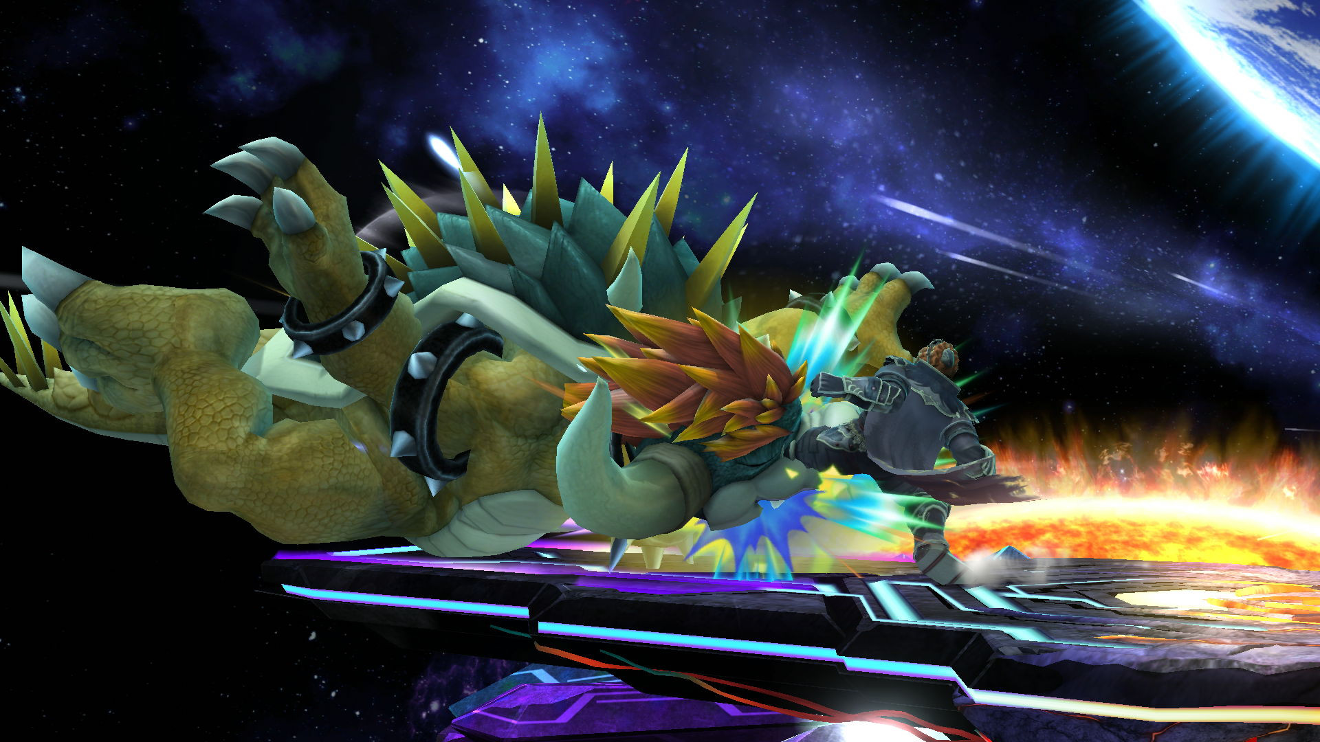 Flinching Giga Bowser [Super Smash Bros. (Wii U)] [Works In Progress]