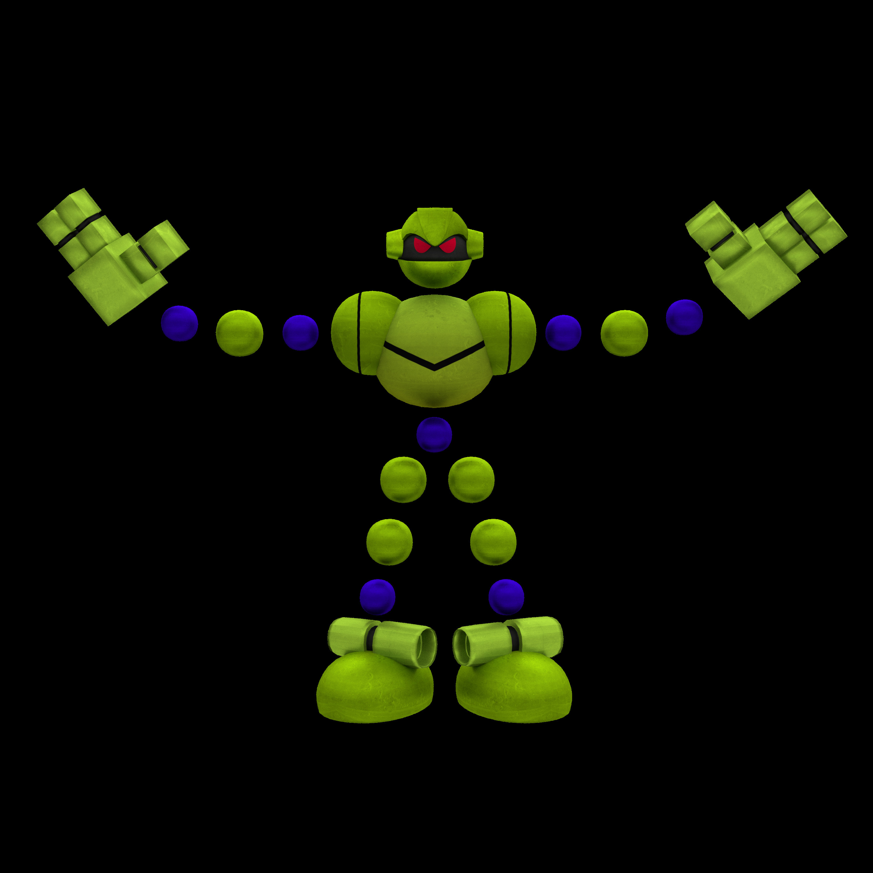 Vectorman (Vectorman 2 Design) Work In Progress for Super Smash Bros ...