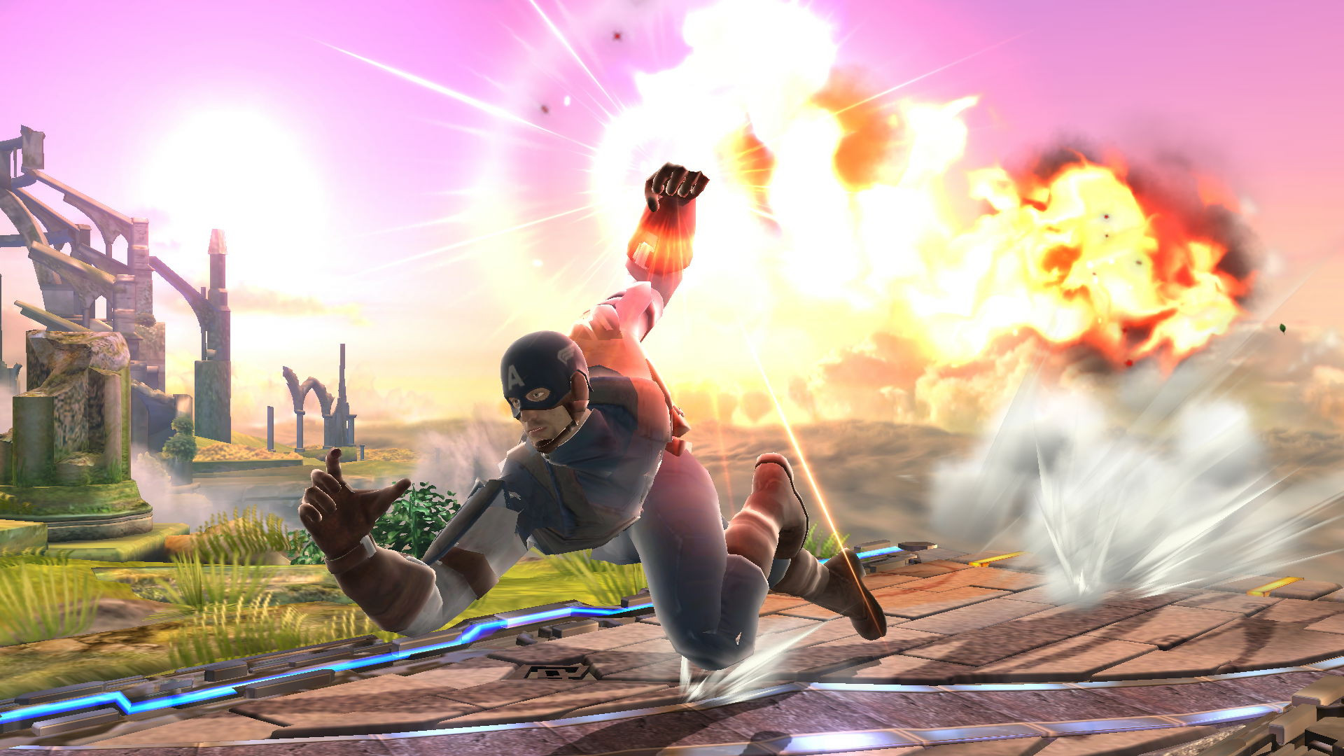 Captain America Work In Progress for Super Smash Bros. (Wii U) | SSB4U ...