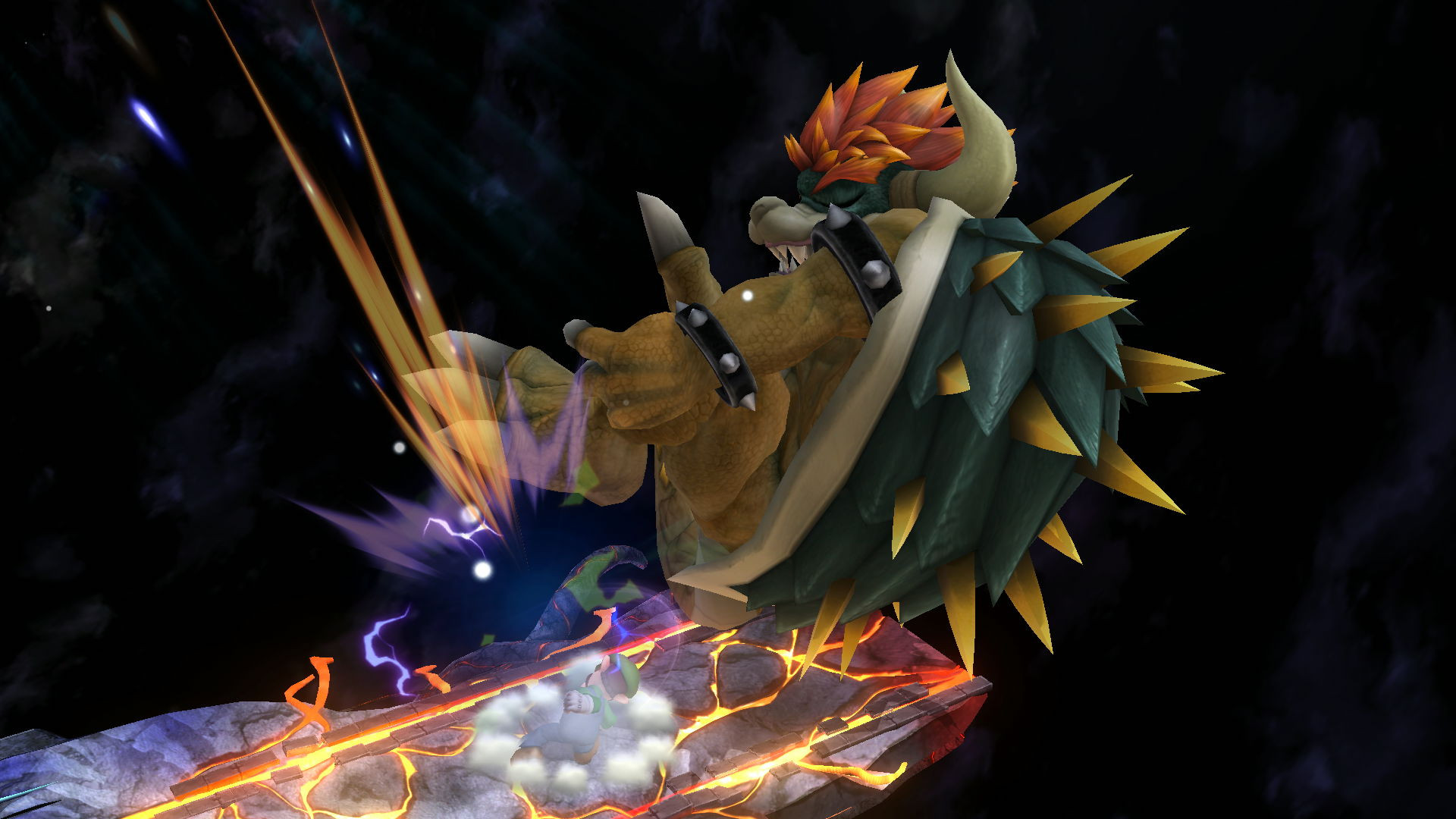 Flinching Giga Bowser [Super Smash Bros. (Wii U)] [Works In Progress]