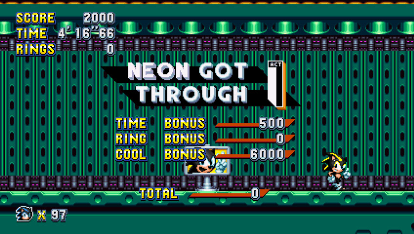 Neon Mania Work In Progress for Sonic Mania | SM Works In Progress