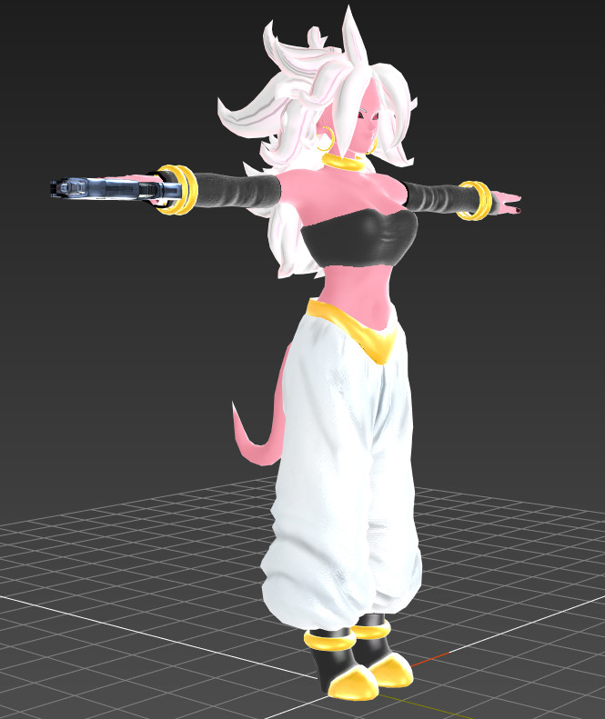 Majin Android 21 (DB FighterZ) Wip Work In Progress for Super Smash ...