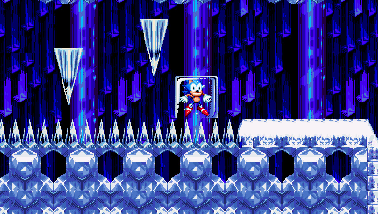 IceCap Zone WIP Work In Progress for Sonic Mania | SM Works In Progress