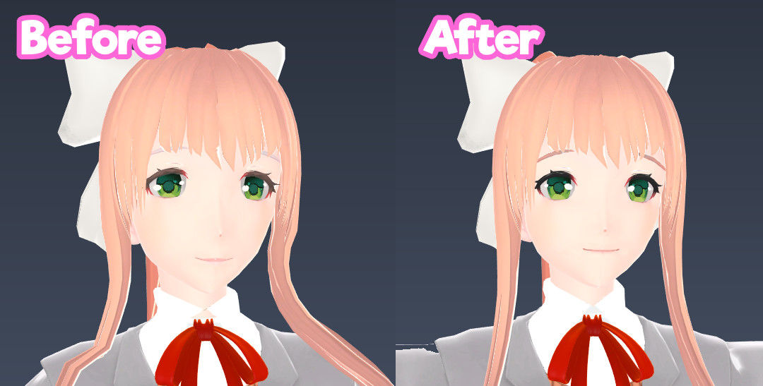 Monika (Doki Doki Literature Club) Work In Progress for Super Smash ...