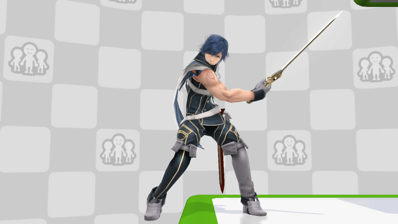 Chrom Work In Progress for Super Smash Bros. (Wii U) | SSB4U Works In ...