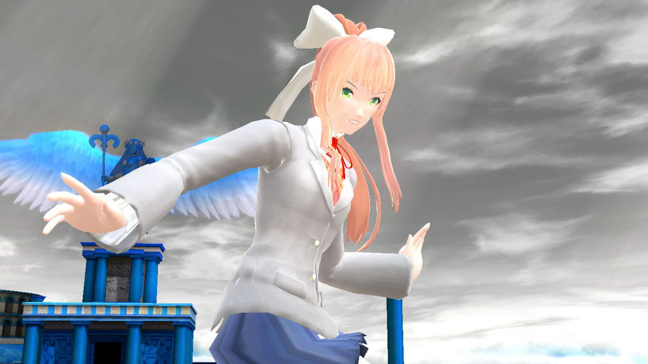 Monika (Doki Doki Literature Club) Work In Progress for Super Smash ...