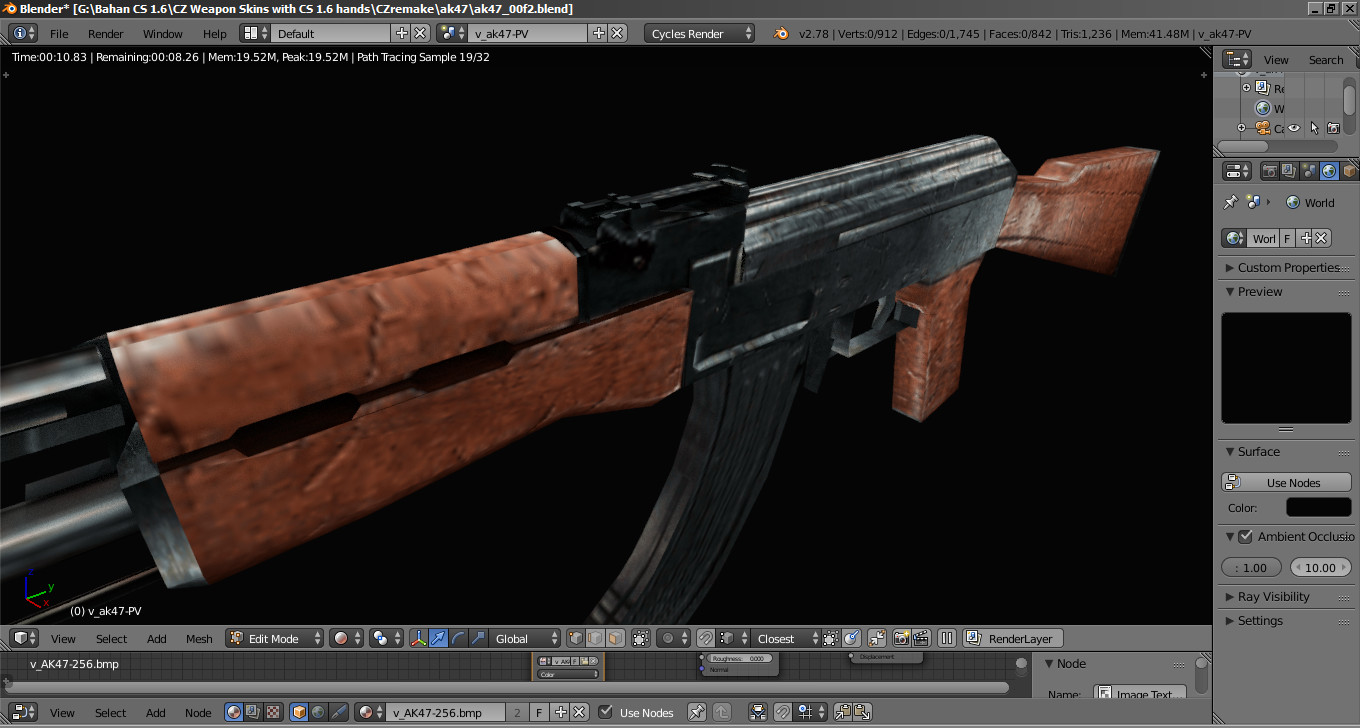 CS:CZ AK-47 [Counter-Strike 1.6] [Works In Progress]