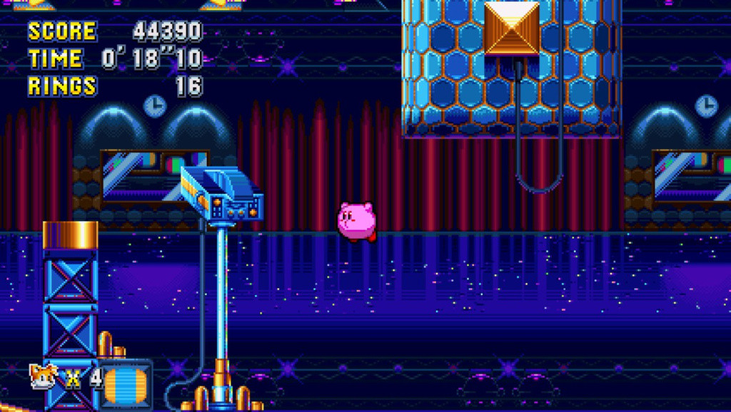 Kirby over Tails Work In Progress for Sonic Mania | SM Works In Progress
