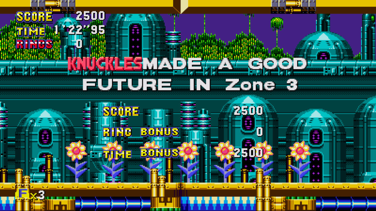 Knuckles CD Work In Progress for Sonic CD (2011) | SCD Works In Progress