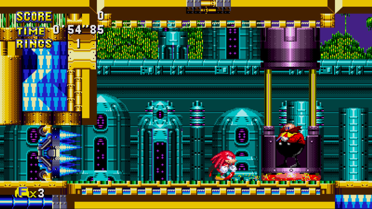 Knuckles CD Work In Progress for Sonic CD (2011) | SCD Works In Progress