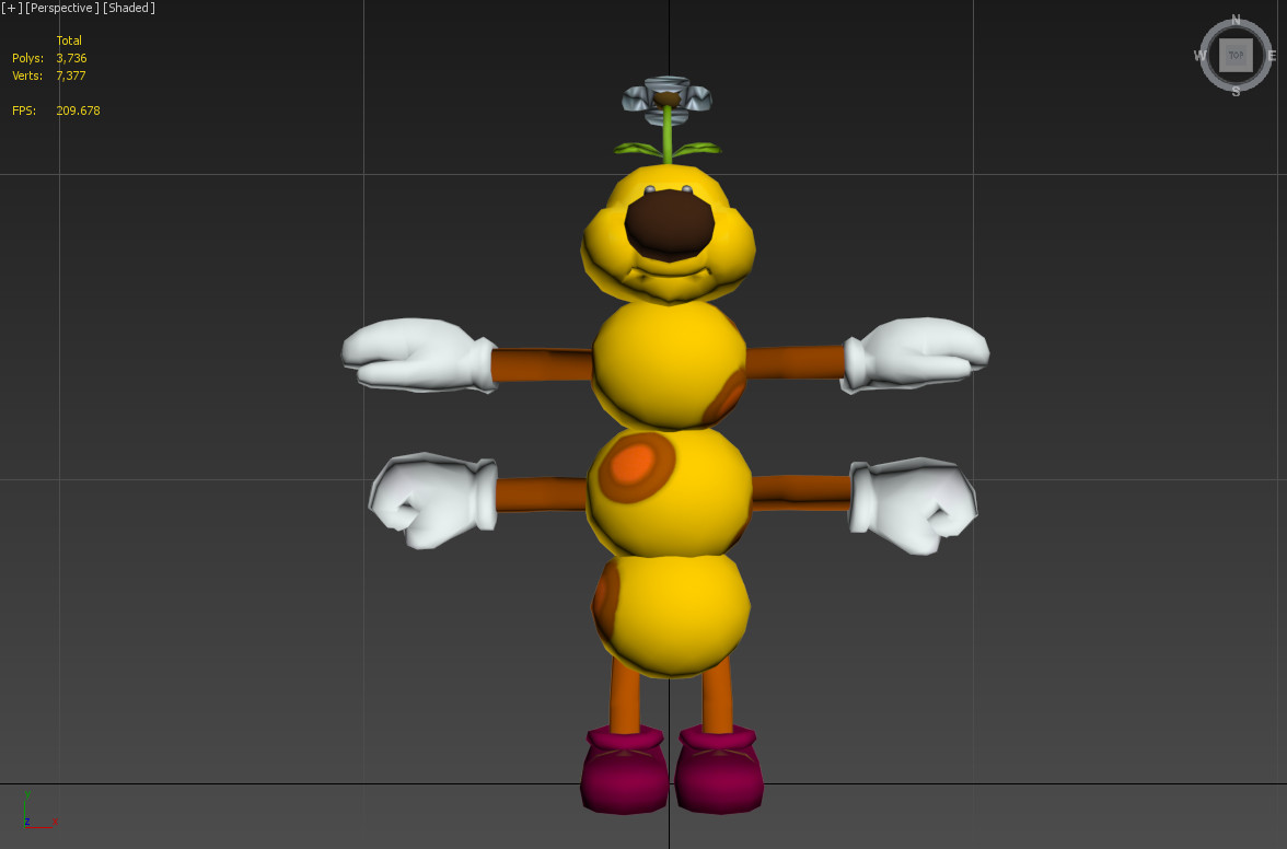Wiggler In MK8 Work In Progress for Mario Kart 8 | MK8 Works In Progress