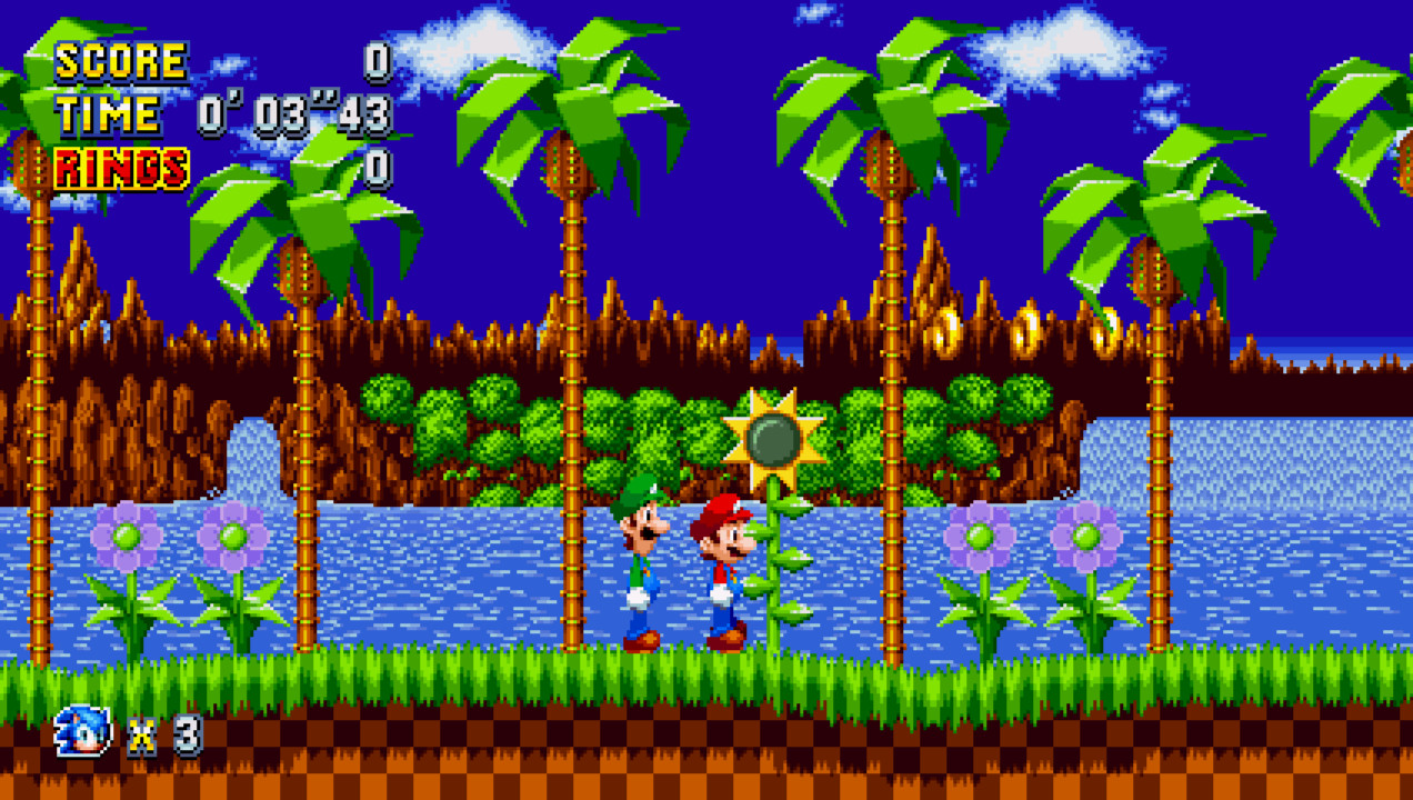 Mario and Luigi Mania Work In Progress for Sonic Mania | SM Works In ...