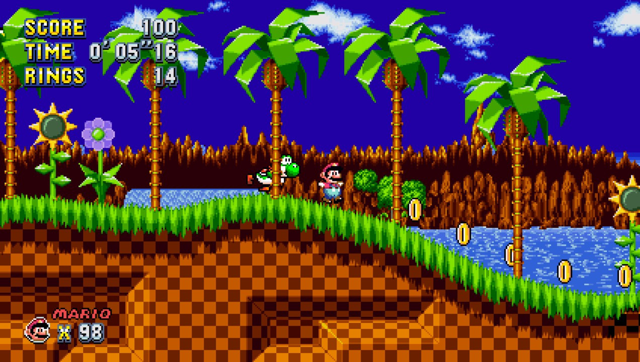 Super Mario World Mania Work In Progress for Sonic Mania | SM Works In ...
