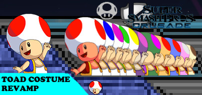 Toad - Costume Revamp [W.I.P. Page] Work In Progress for Super Smash ...