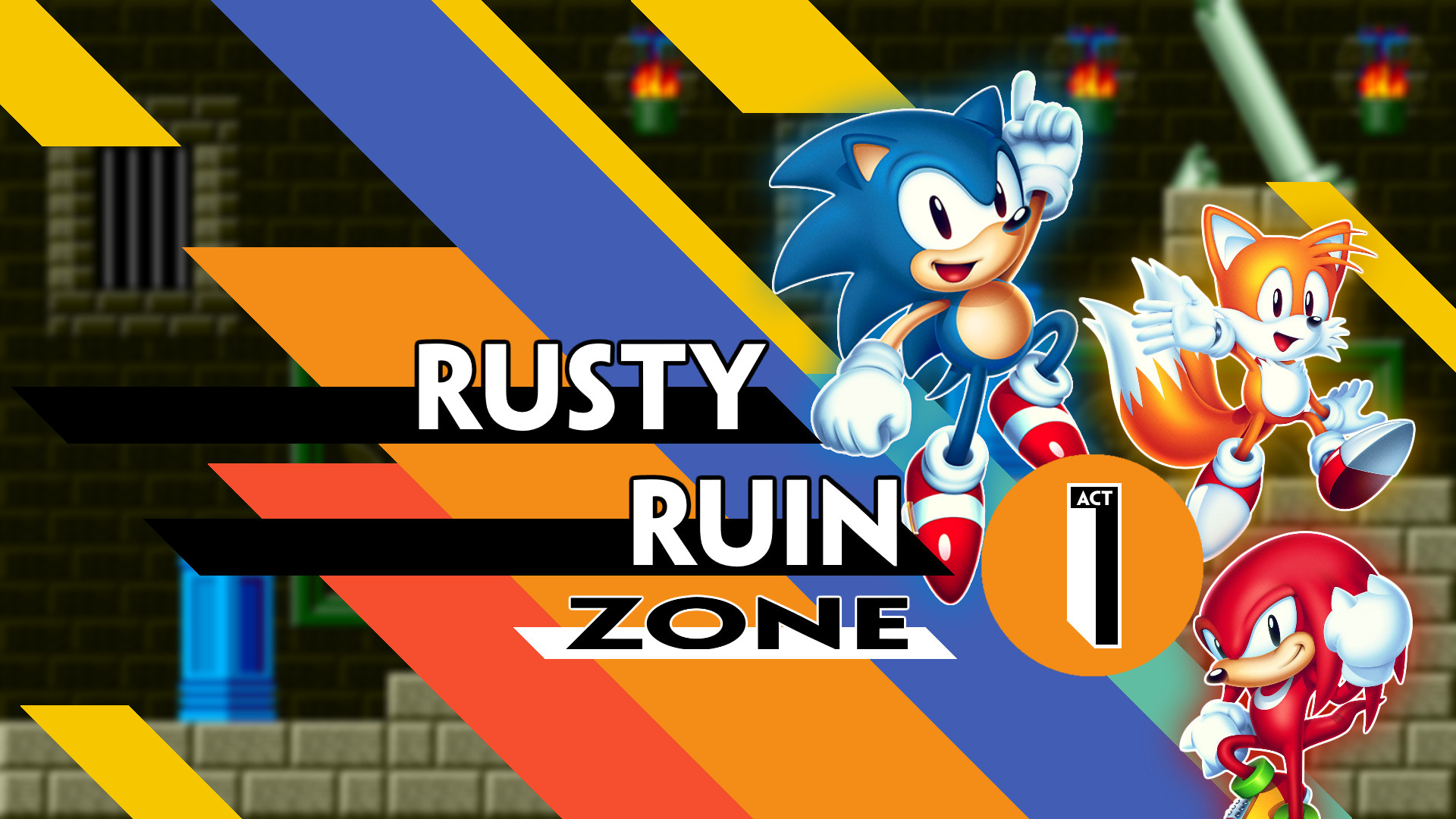 Rusty Ruin Zone Work In Progress for Sonic Mania | SM Works In Progress