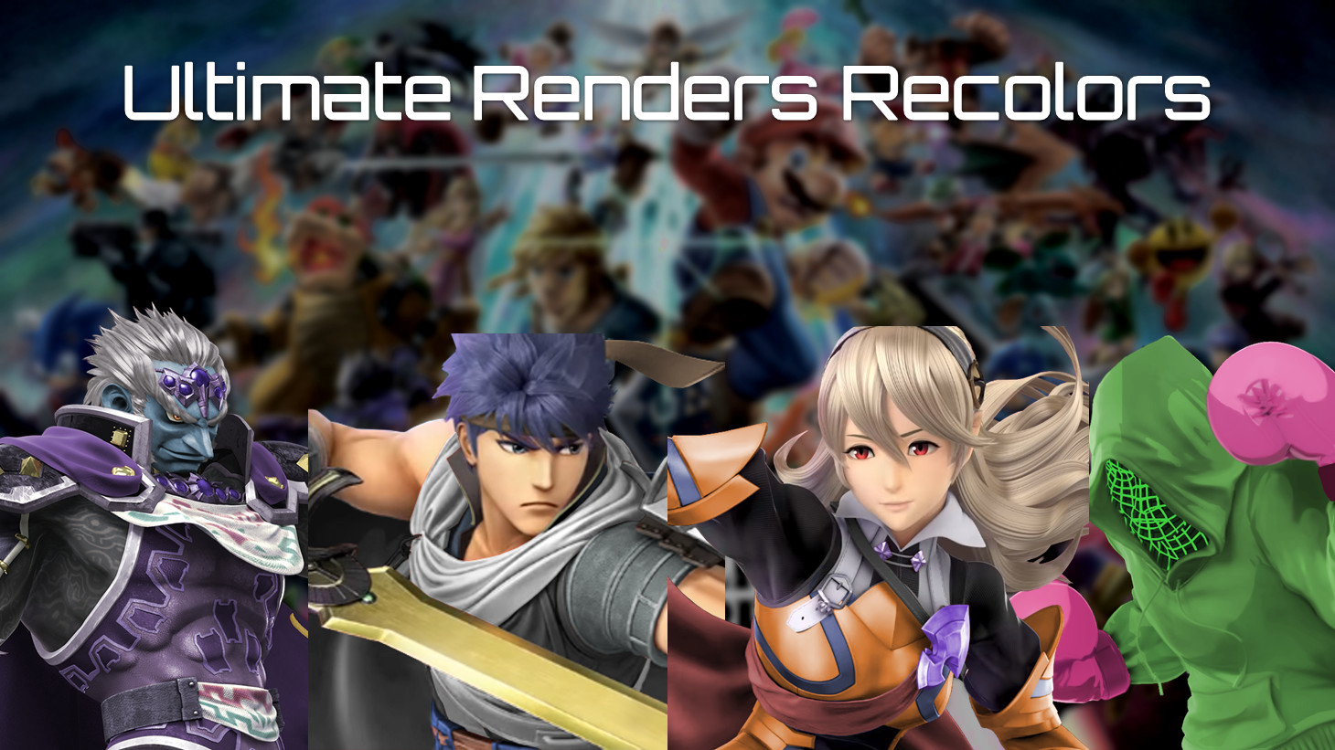 Super Smash Bros Ultimate Renders Recolors Work In Progress for Super ...