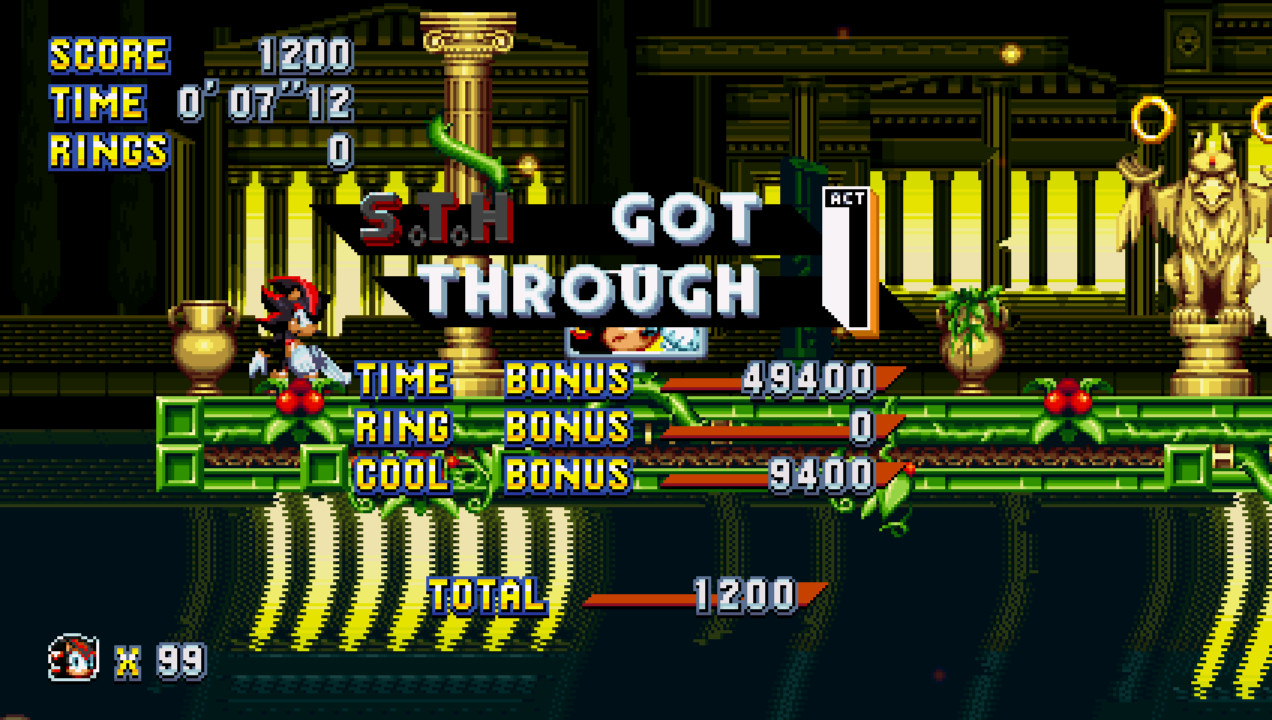 Shadow Mania Plus Work In Progress for Sonic Mania | SM Works In Progress