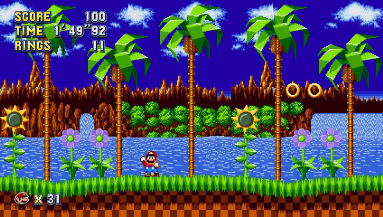 Mario and yoshi in mania Work In Progress for Sonic Mania | SM Works In ...
