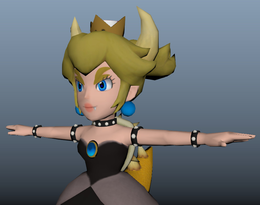 Bowsette (Completed) Work In Progress for Mario Kart 8 | MK8 Works In ...