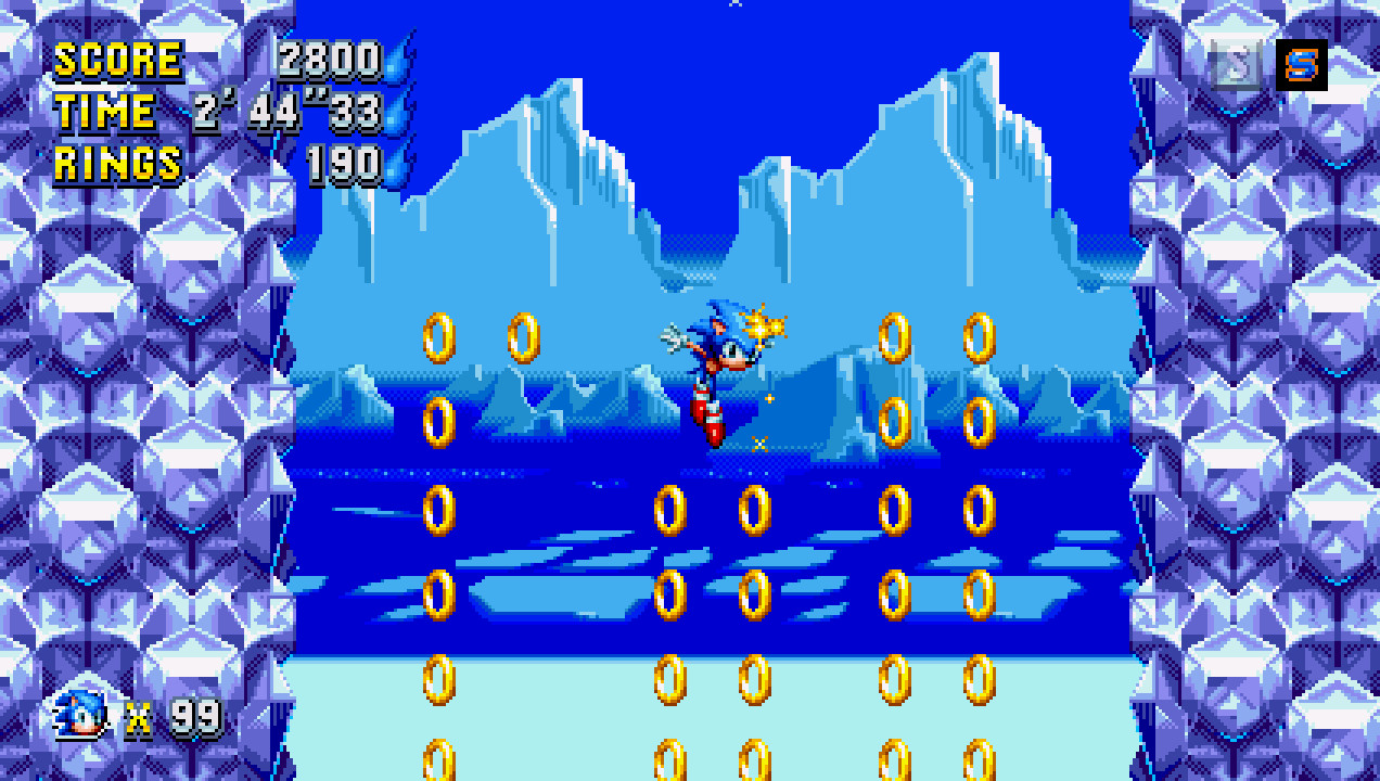 Ice Cap Zone Work In Progress for Sonic Mania | SM Works In Progress