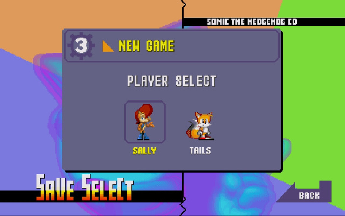 Sally in Sonic CD Work In Progress for Sonic CD (2011) | SCD Works In ...