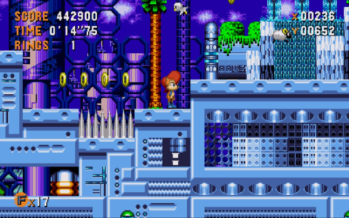 Sally in Sonic CD Work In Progress for Sonic CD (2011) | SCD Works In ...