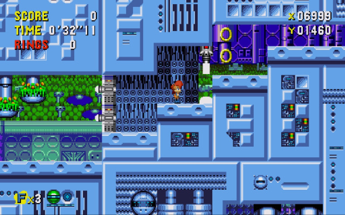 Sally in Sonic CD Work In Progress for Sonic CD (2011) | SCD Works In ...