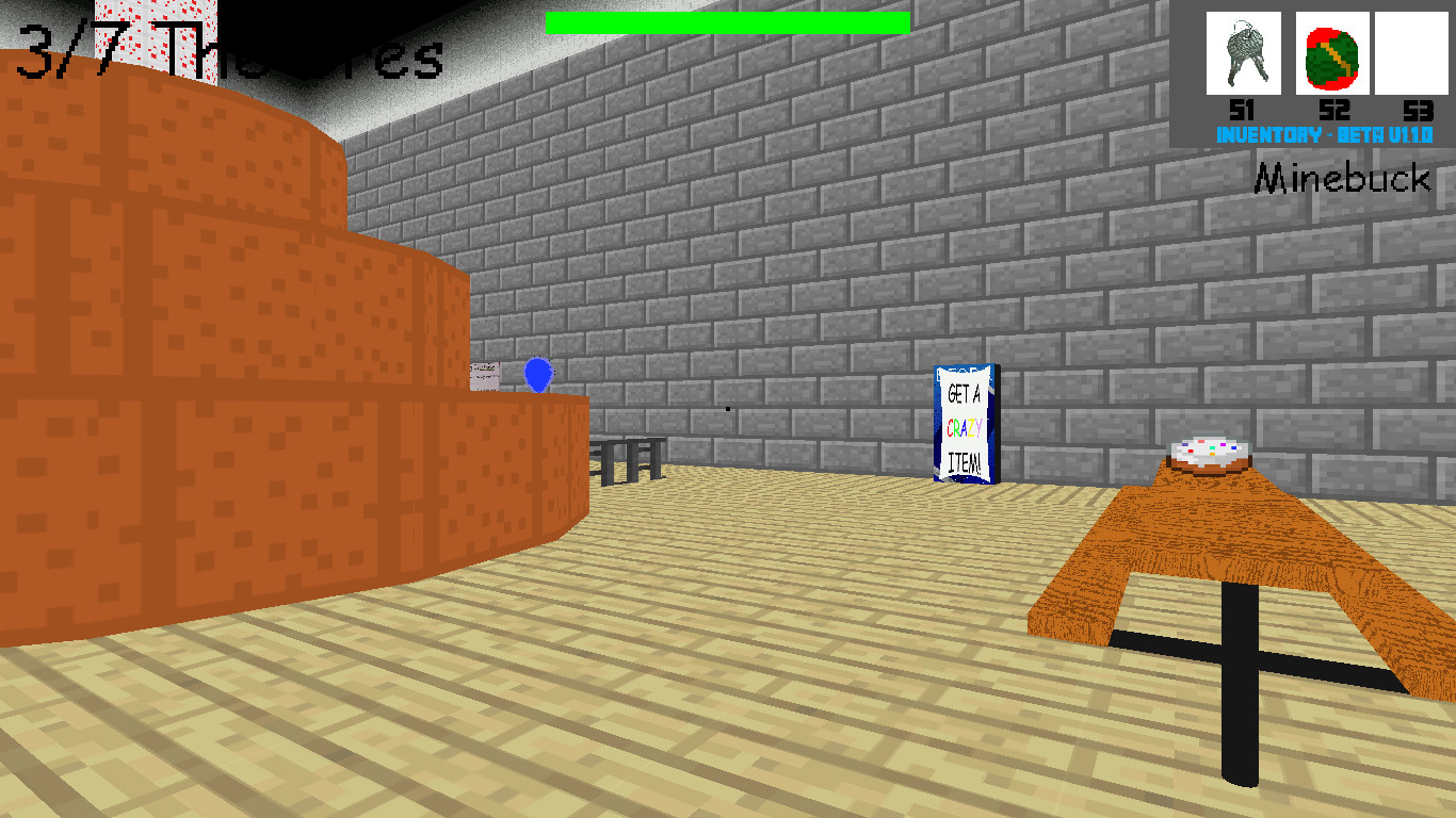 Minecraft Basics: Steve's Birthday Bash! Work In Progress for Baldi's ...