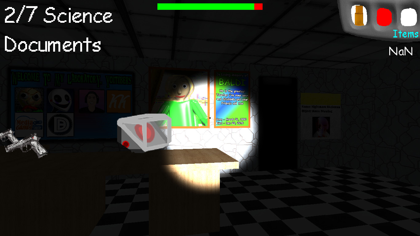 Baldi's Basics The Old Laboratory: Chapter 3 Work In Progress for Baldi ...