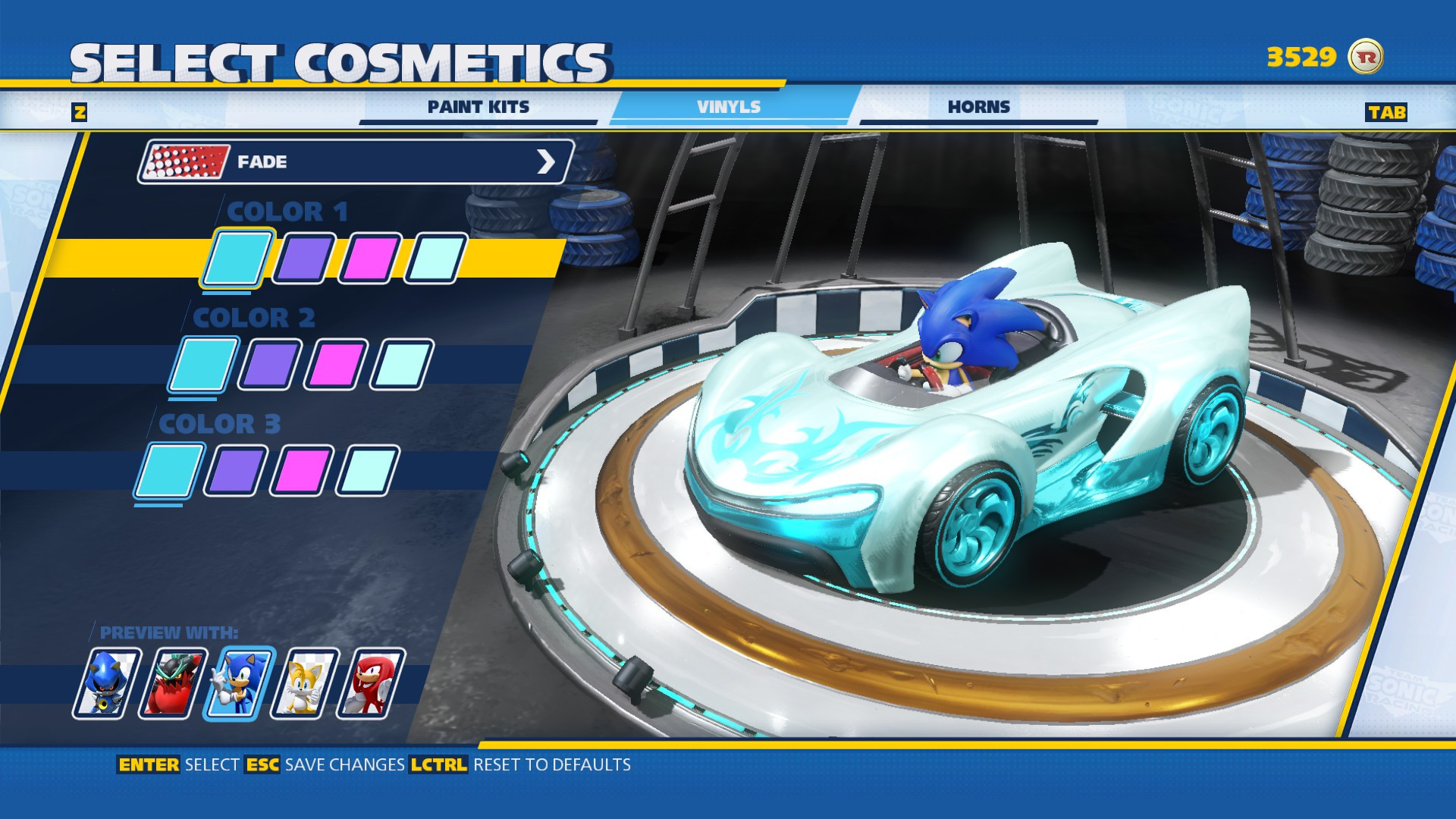 Need for Speed vinyl packs Work In Progress for Team Sonic Racing | TSR ...