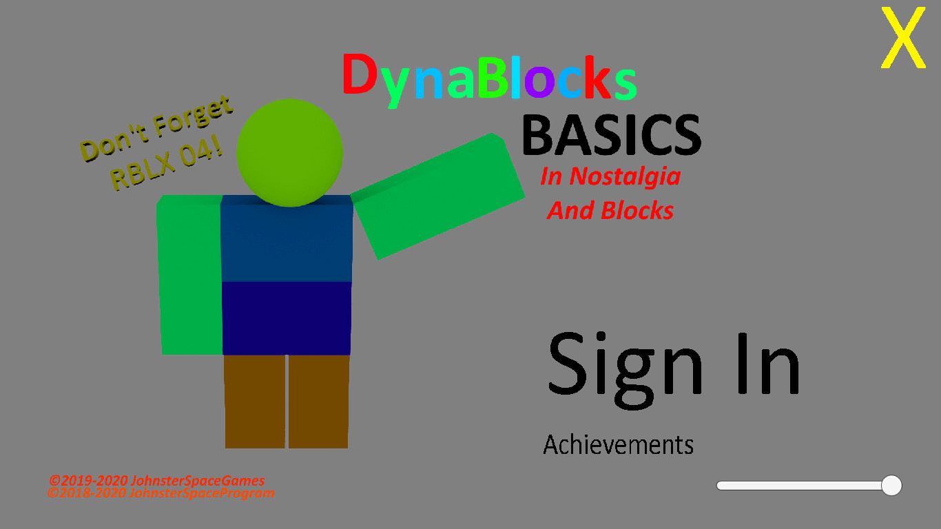 Dynablocks Basics In Nostalgia And Blocks (Beta1b) Work In Progress for ...