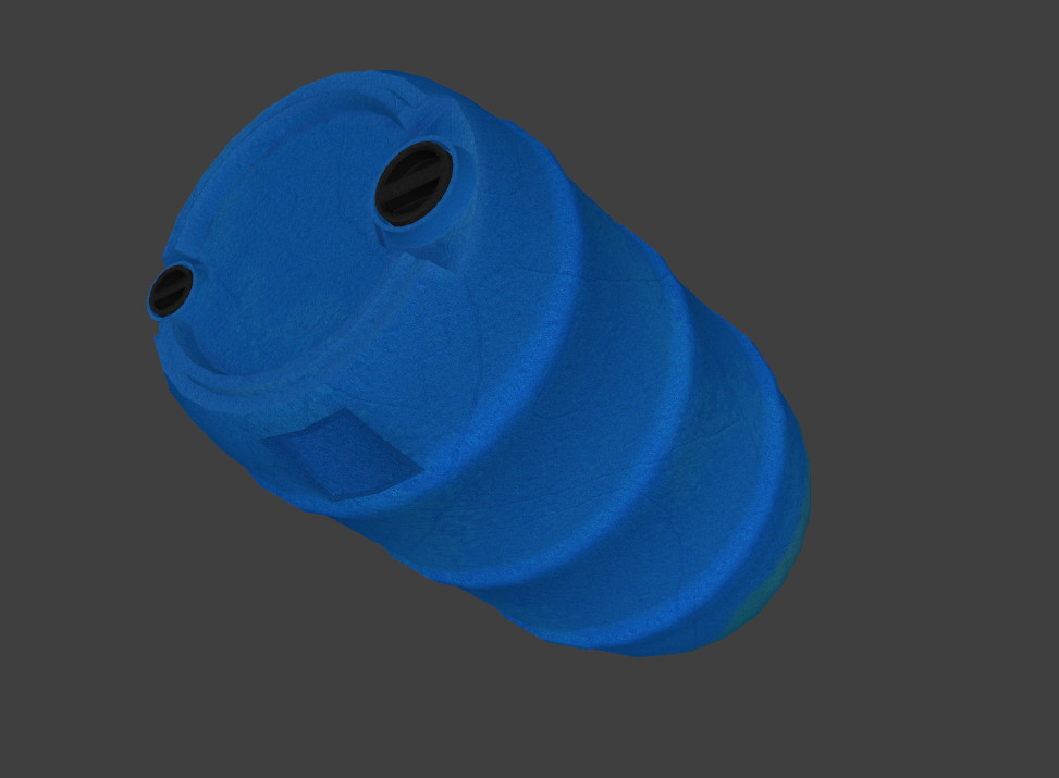 Blue plastic barrel Work In Progress for Half-Life 2 | HL2 Works In ...