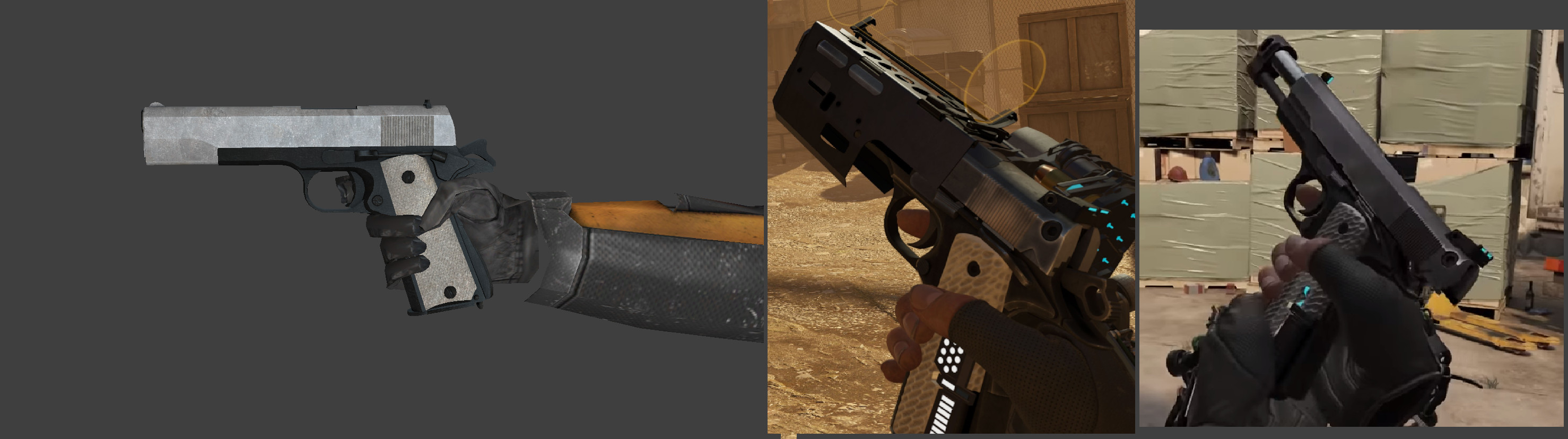 Half-Life: Alyx Style Pistol Work In Progress for Half-Life 2 | HL2 Works In Progress