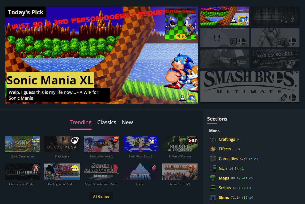 Sonic Mania XL Work In Progress for Sonic Mania | SM Works In Progress