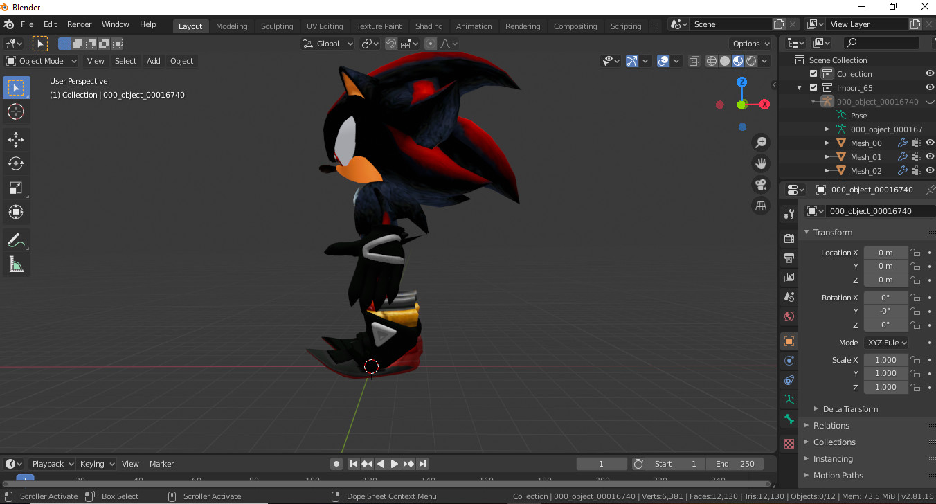 Shadow The Jackal Work In Progress for Sonic Adventure 2 | SA2 Works In ...