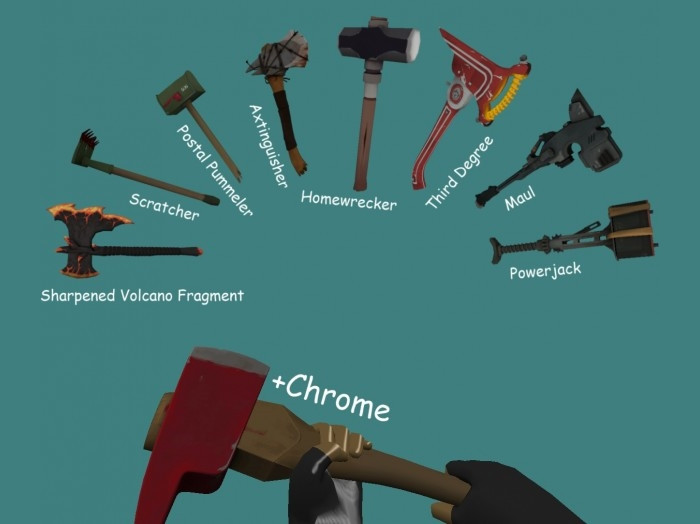 Pyro axes for half life's crowbar [Half-Life] [Works In Progress]