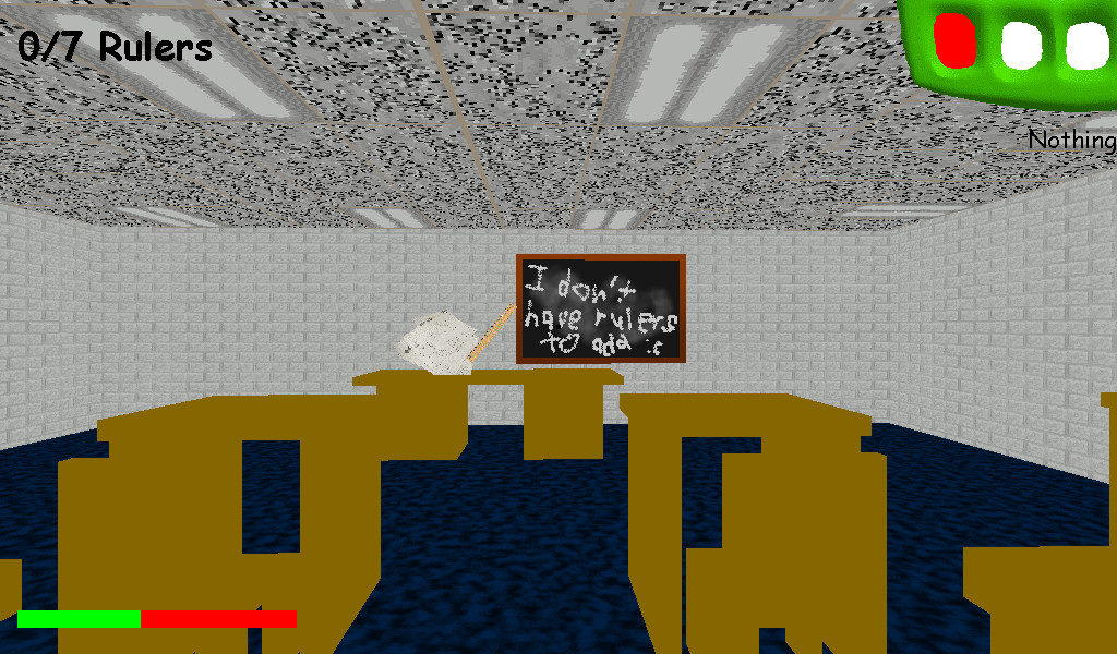 Baldi Loves Rulers? Work In Progress for Baldi's Basics | Baldi Works ...