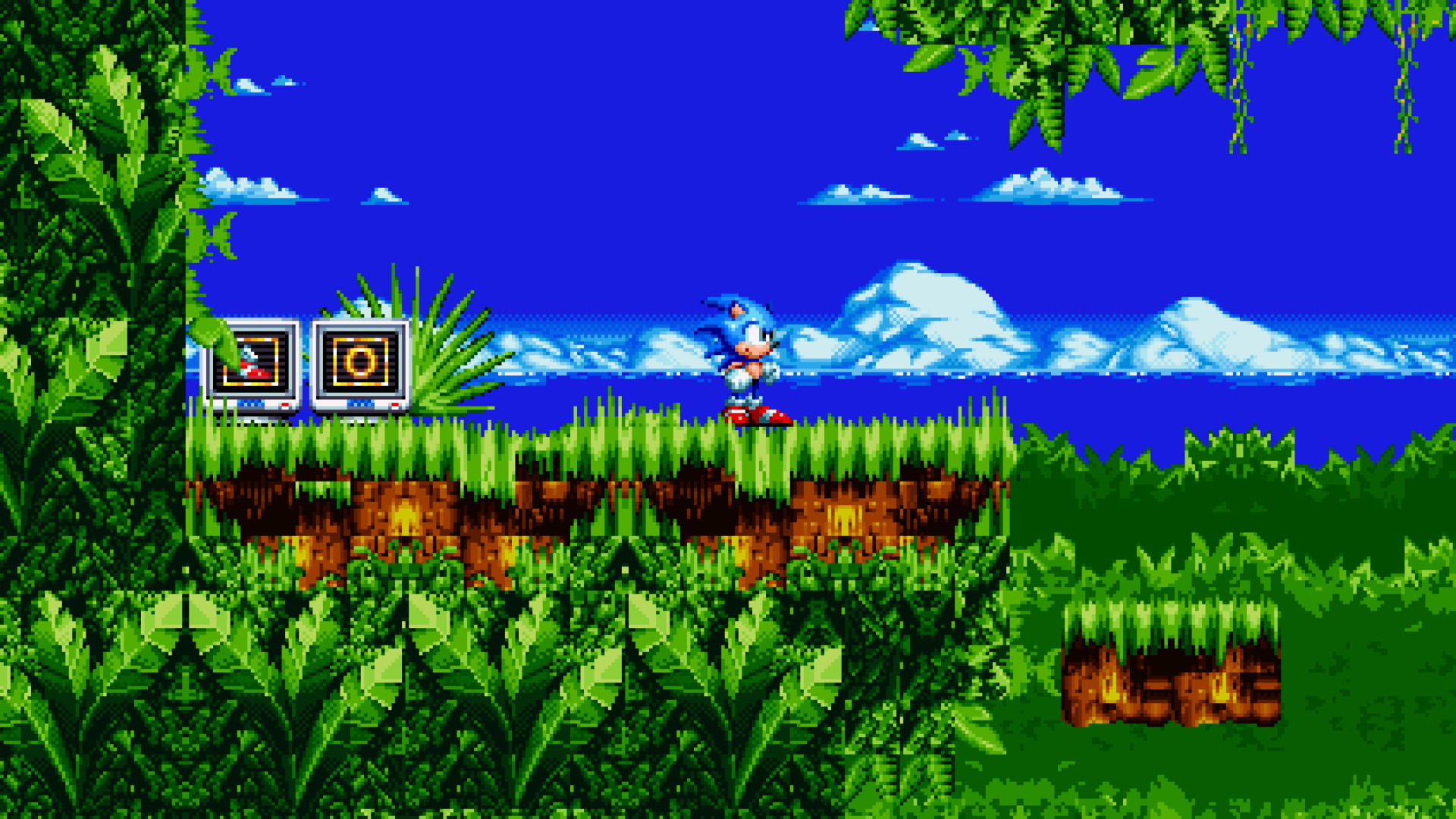 Angel Island Zone Work In Progress for Sonic Mania | SM Works In Progress