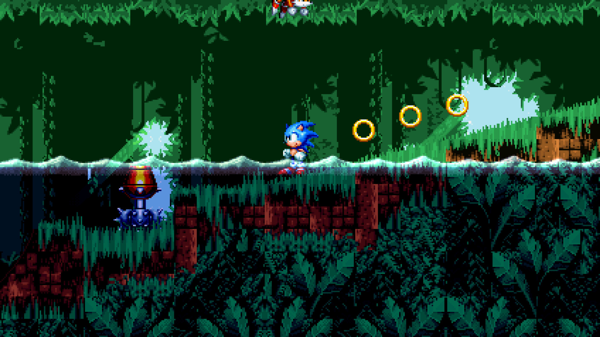 Angel Island Zone Work In Progress for Sonic Mania | SM Works In Progress