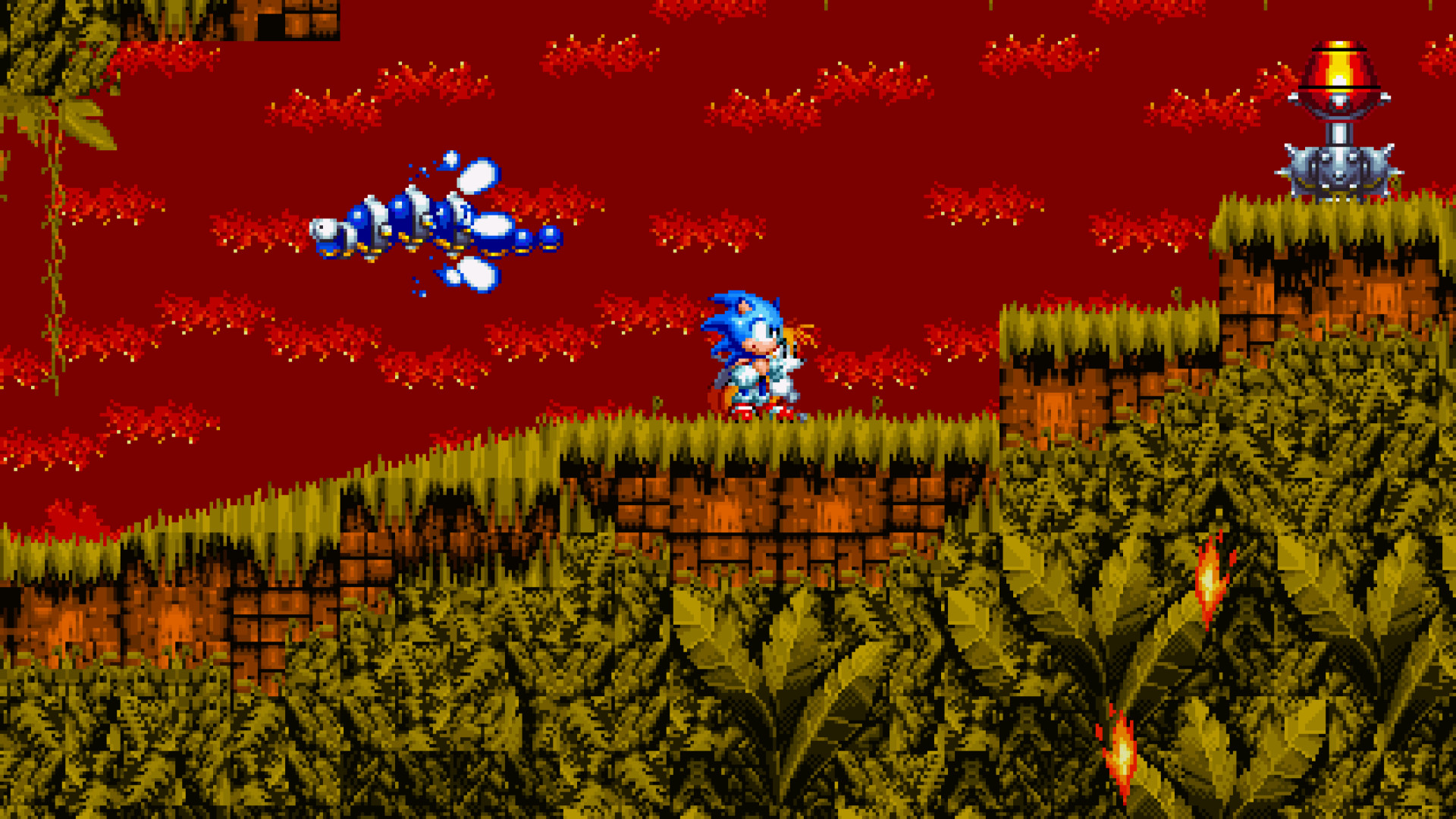 Angel Island Zone Work In Progress for Sonic Mania | SM Works In Progress