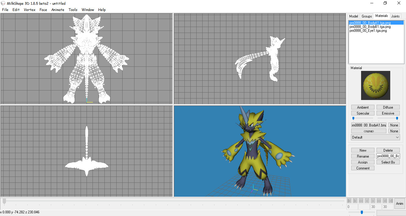 Zeraora (pokemon ultra sun ultra moon) Work In Progress for Sven Co-op ...