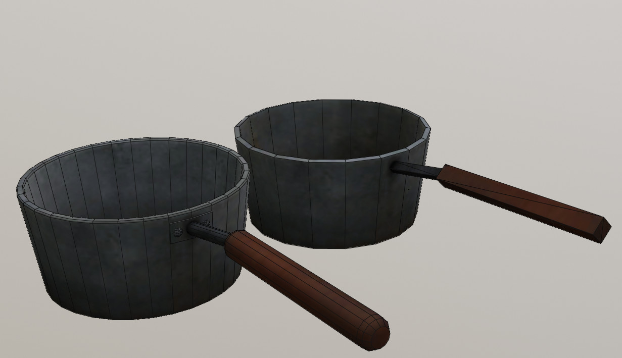 Highpoly props and collision models shenanigans Work In Progress for ...