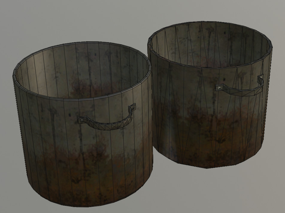 Highpoly props and collision models shenanigans Work In Progress for ...