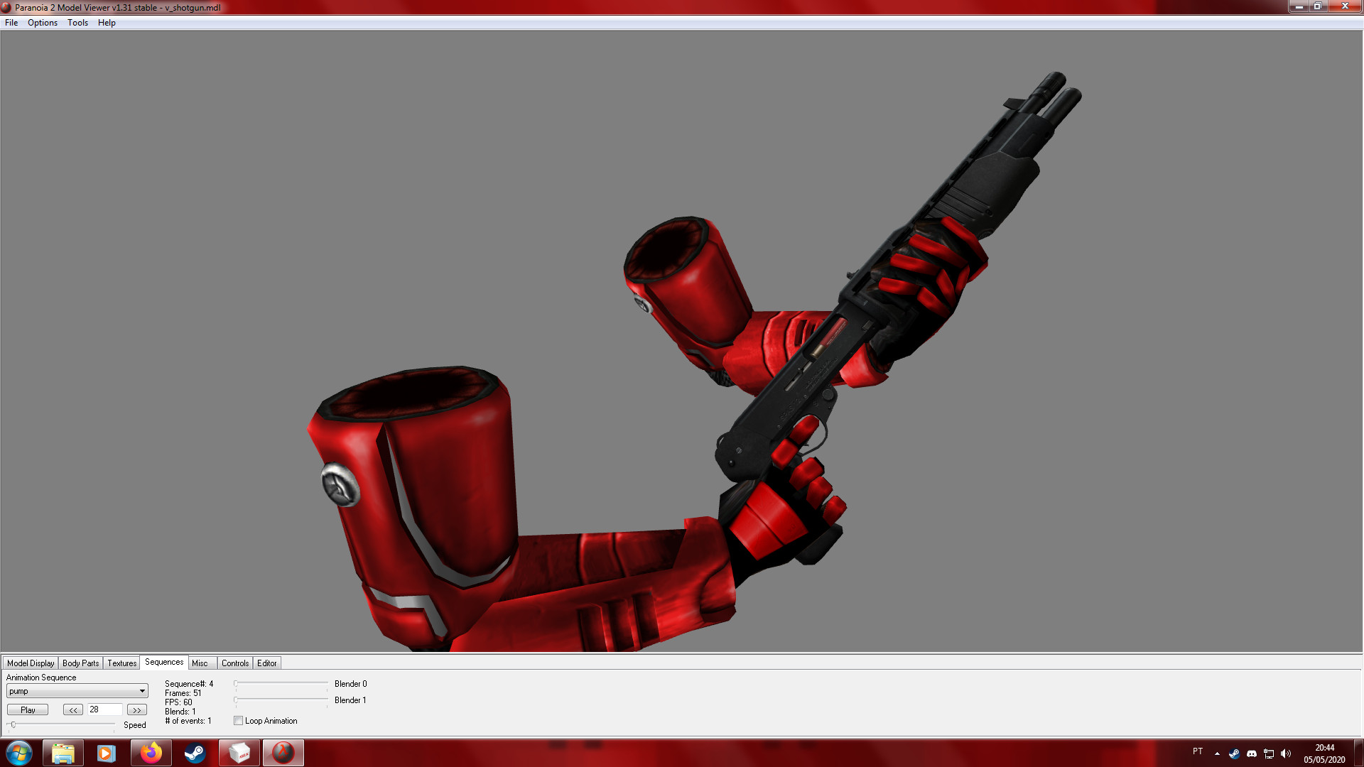 Extended A.I arms Work In Progress for Half-Life | HL Works In Progress