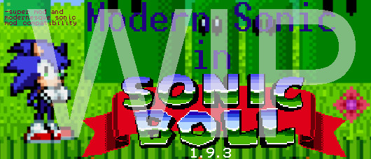 Modern Sonic in Sonic Boll 1.9.3 (WIP) Work In Progress for Boll Deluxe ...
