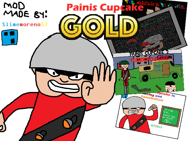 Painis Cupcake GOLD Work In Progress for Baldi's Basics | Baldi Works ...