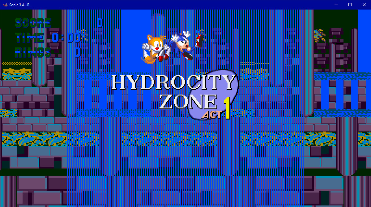 Sonic 1 Title Card