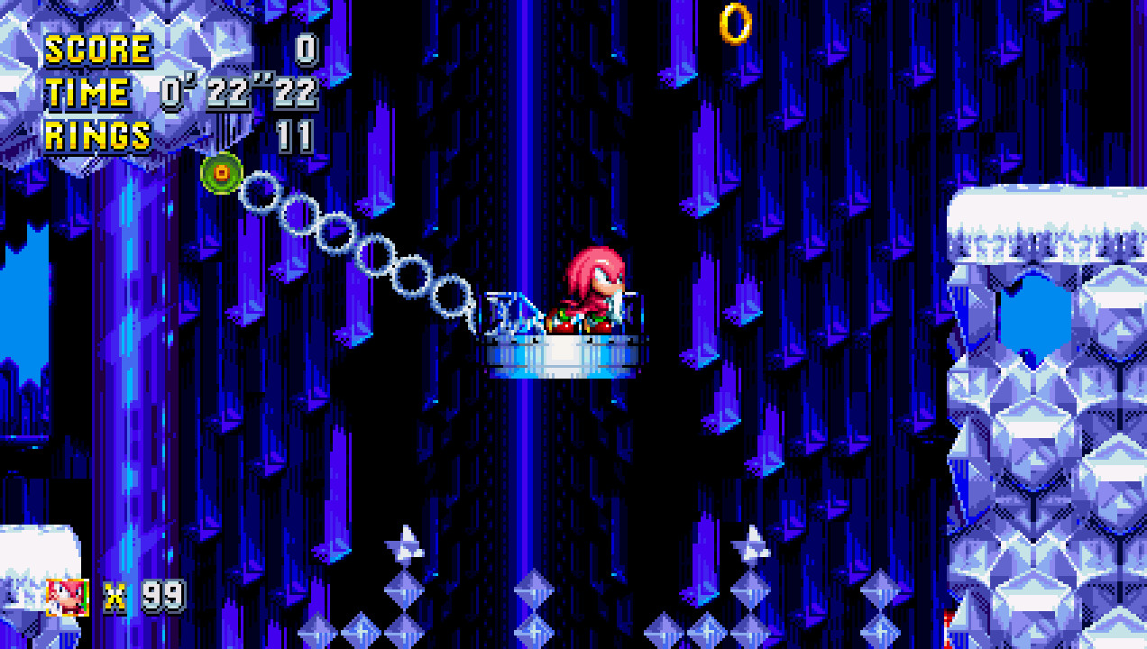 Ice Cap Zone Work In Progress for Sonic Mania | SM Works In Progress