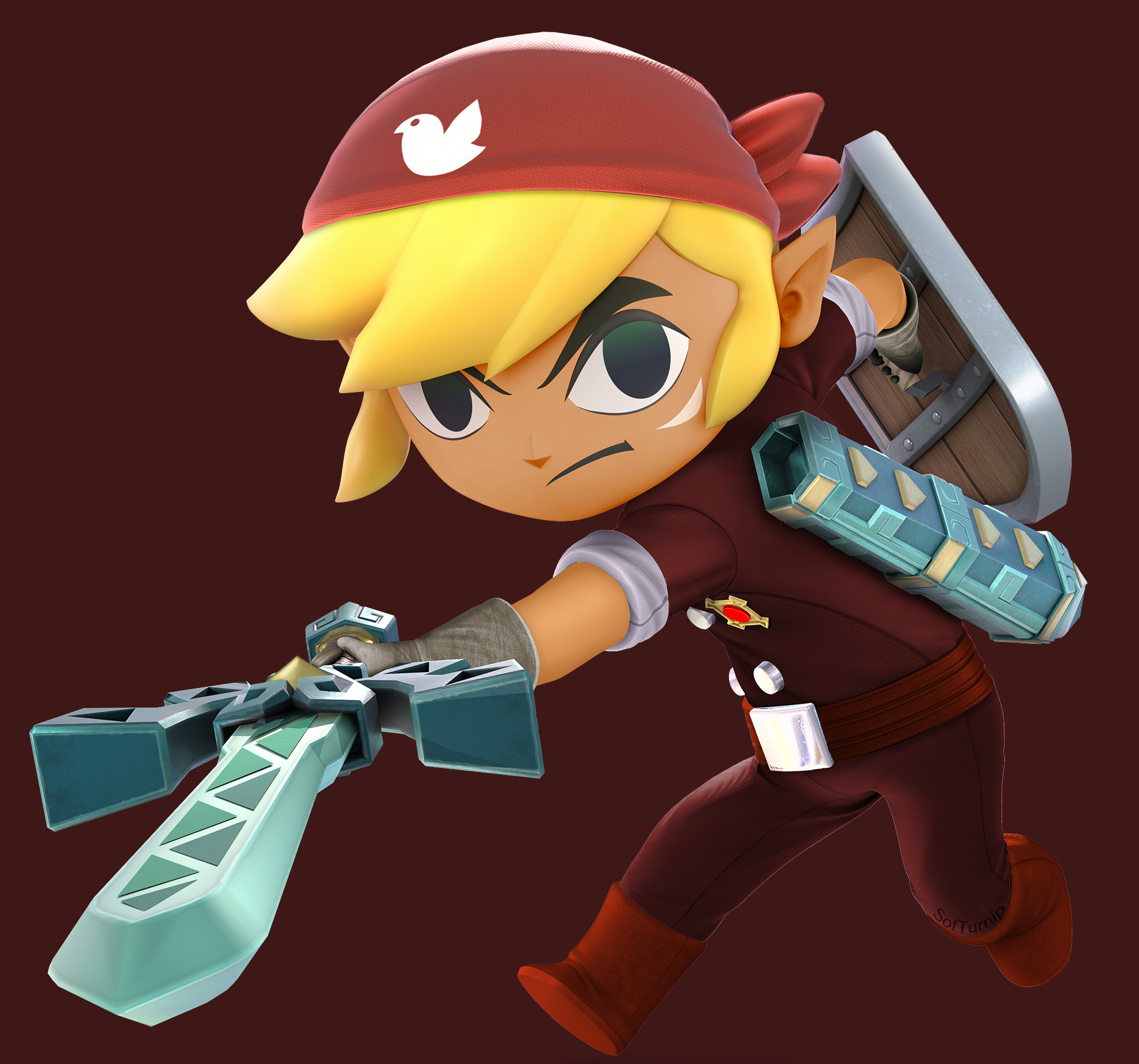 Royal Engineer Toon Link (WIP) [Super Smash Bros. Ultimate] [Works In ...