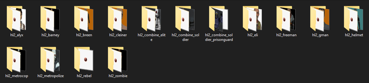 HL2 player models for HL1 ver. Team Colored Work In Progress for Half ...